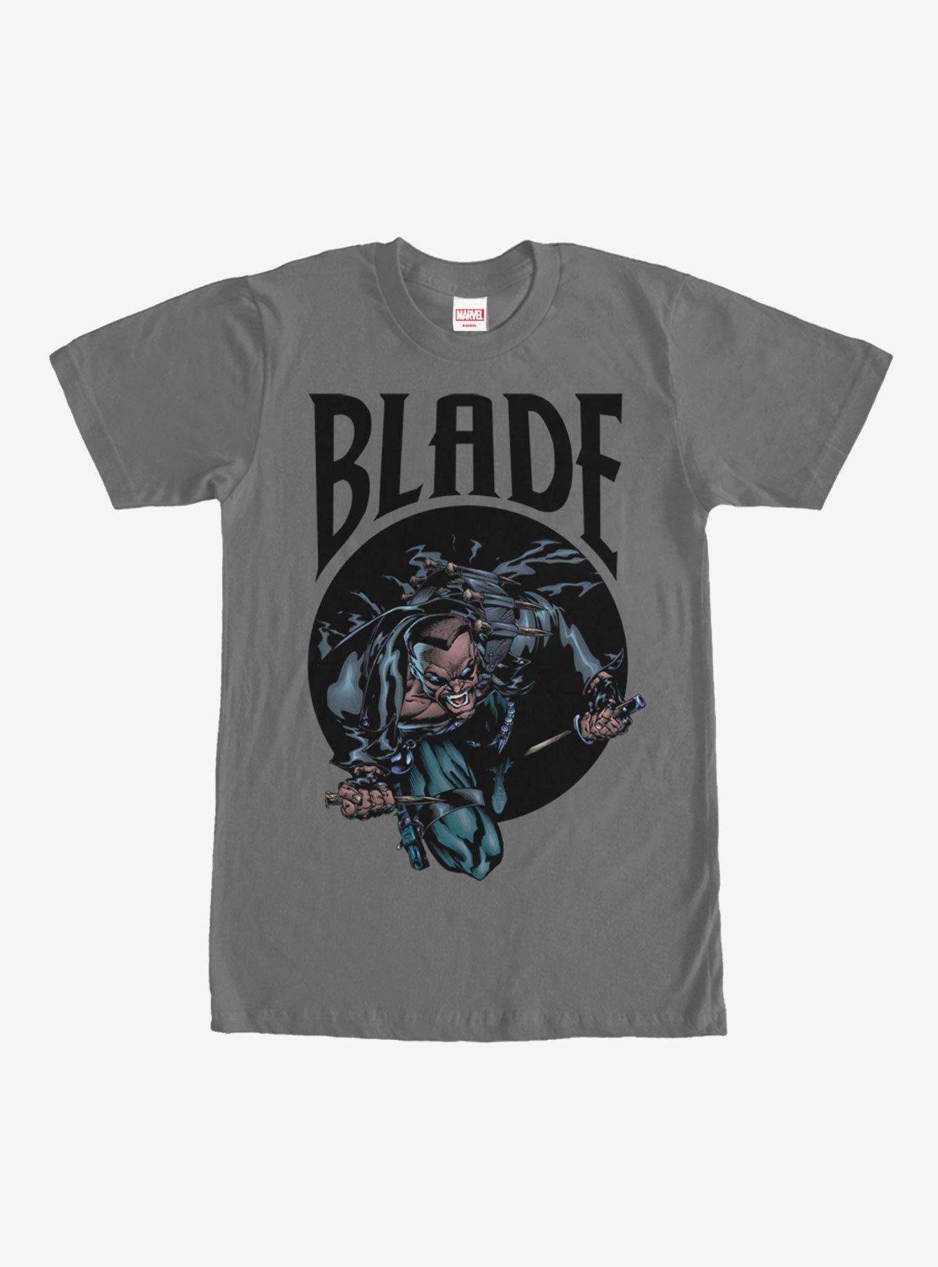 Marvel Blade Vampire Hunter T-Shirt - GREY | Hot Topic