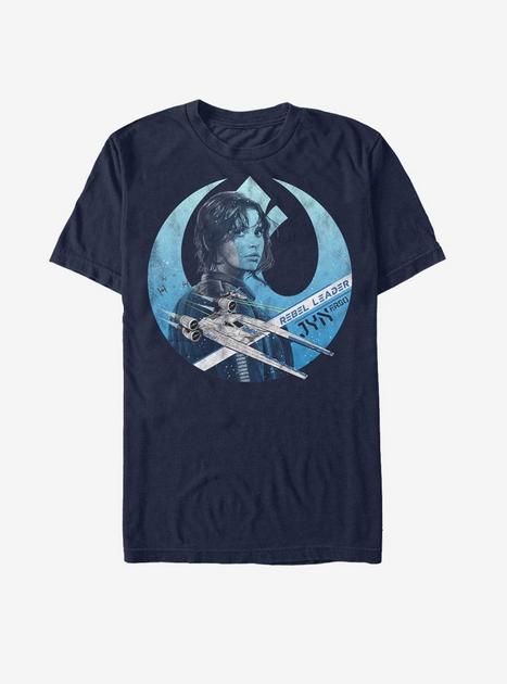 Star Wars Jyn Erso Rebel Crest T-Shirt - BLUE | Hot Topic