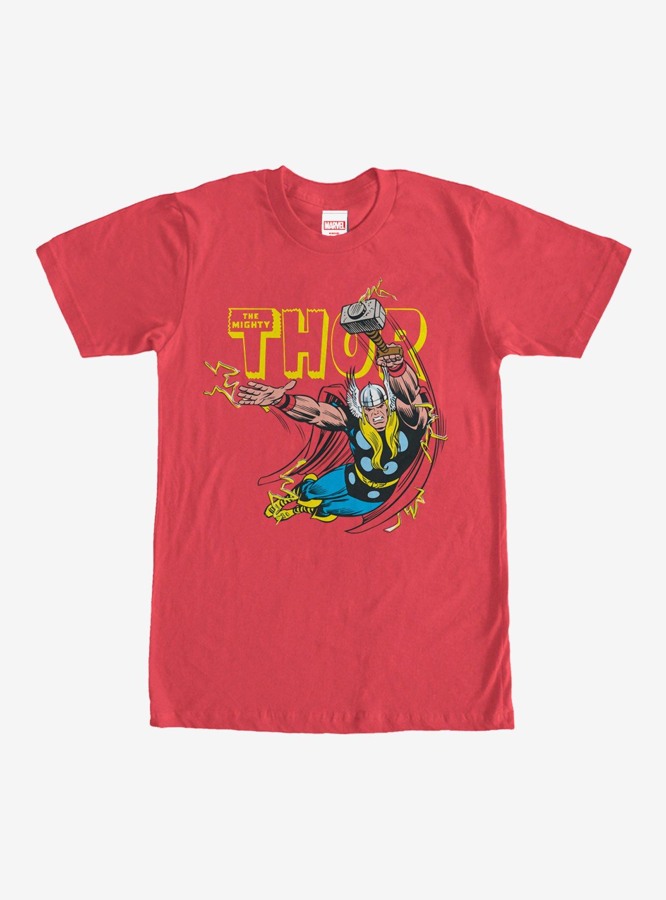 Marvel Mighty Thor Thunder T-Shirt - RED | Hot Topic
