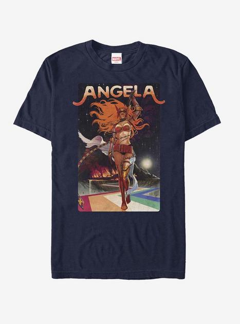 Marvel Angela Path T-Shirt - BLUE | Hot Topic