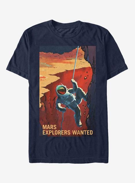 NASA Mars Explorers Wanted T-Shirt - BLUE | Hot Topic