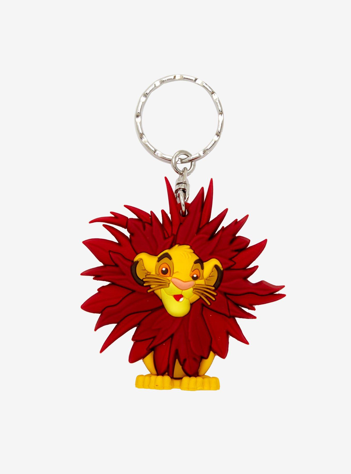 Loungefly The Lion King Leaf Mane Simba Key Chain | Hot Topic
