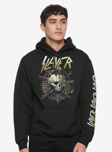 Slayer Skull & Twigs Pentagram Hoodie | Hot Topic