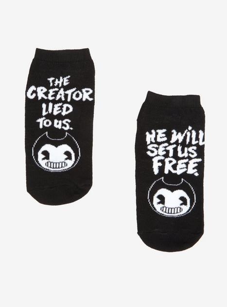 Bendy And The Ink Machine The Creator Lied No-Show Socks | Hot Topic