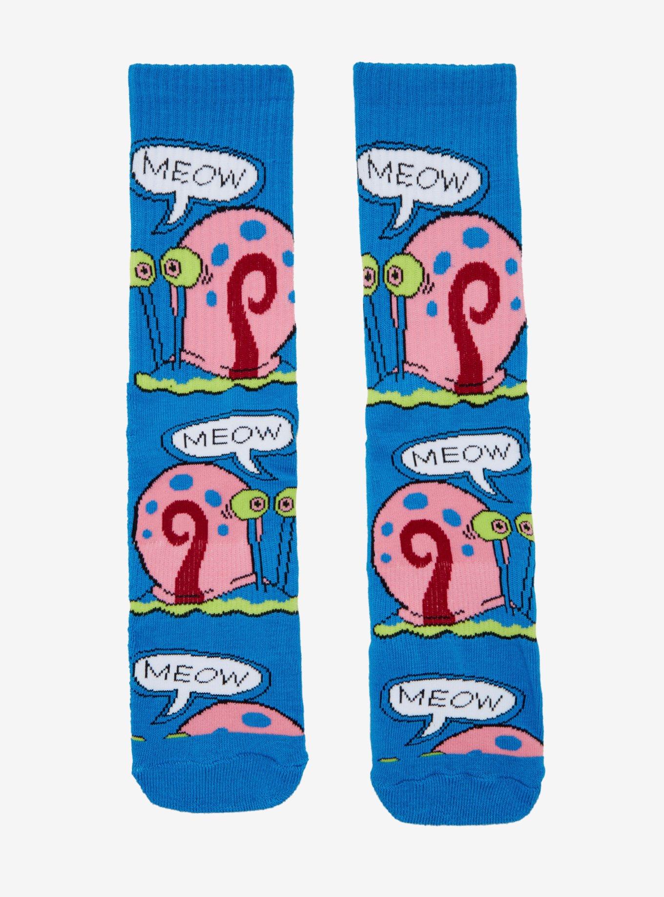 SpongeBob SquarePants Gary Meow Crew Socks | Hot Topic