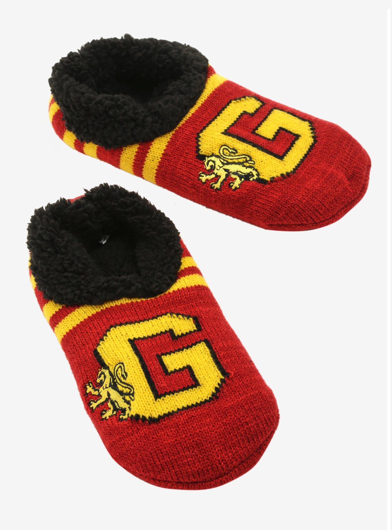 Harry Potter Gryffindor Letter Slipper Socks - BoxLunch Exclusive ...