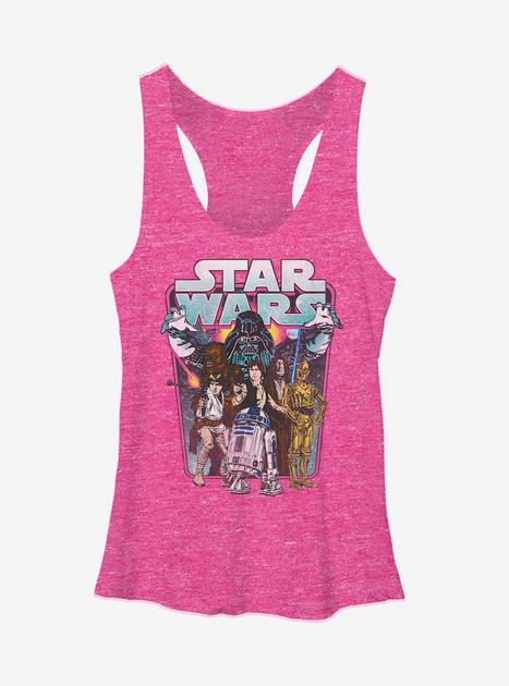 Star Wars Darth Vader Attack Girls Tanks Pink Hot Topic