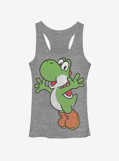 Super Mario Yoshi Girls Tanks - GREY | Hot Topic