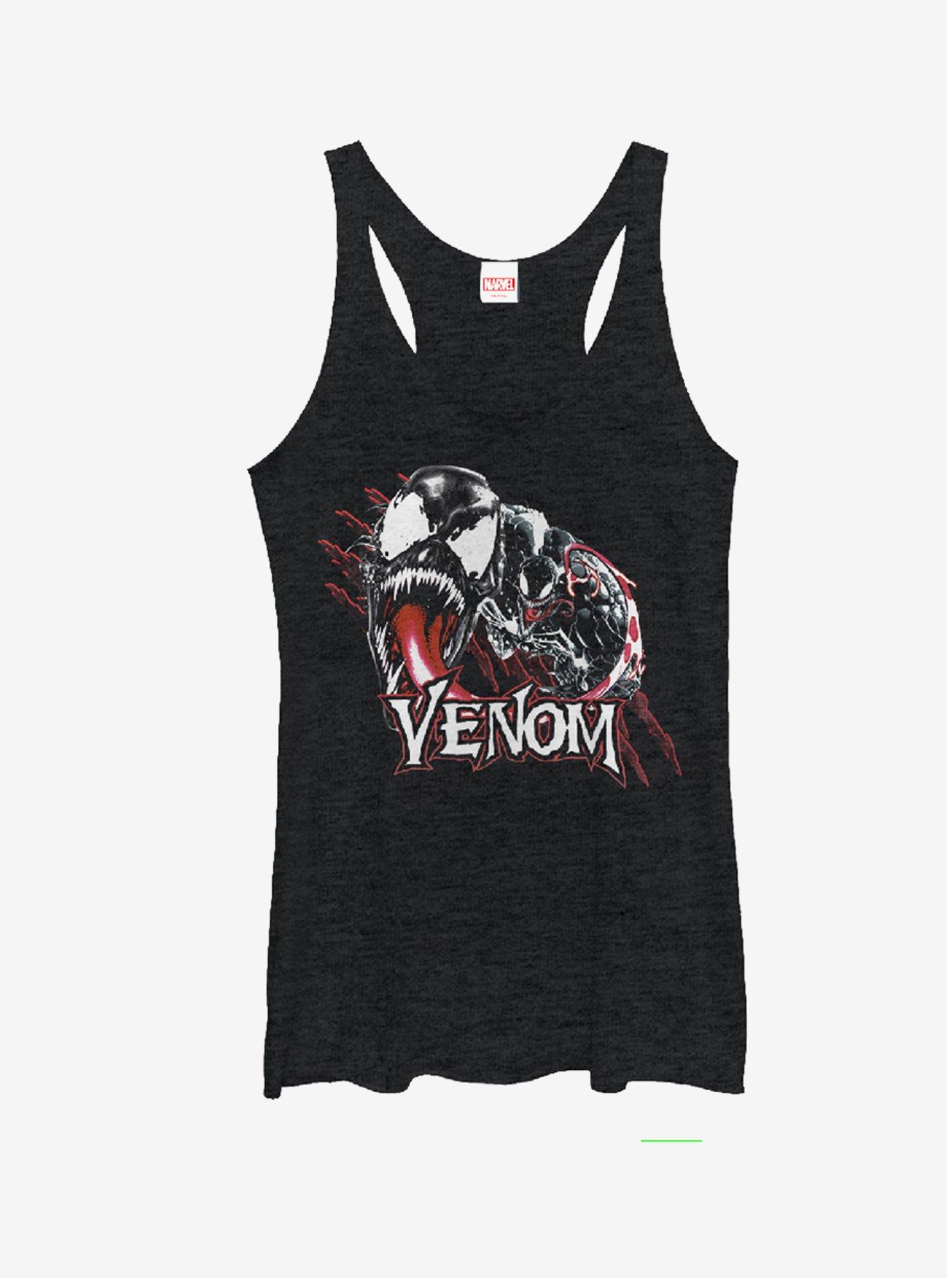 Marvel Double Venom Girls Tanks - BLACK | Hot Topic
