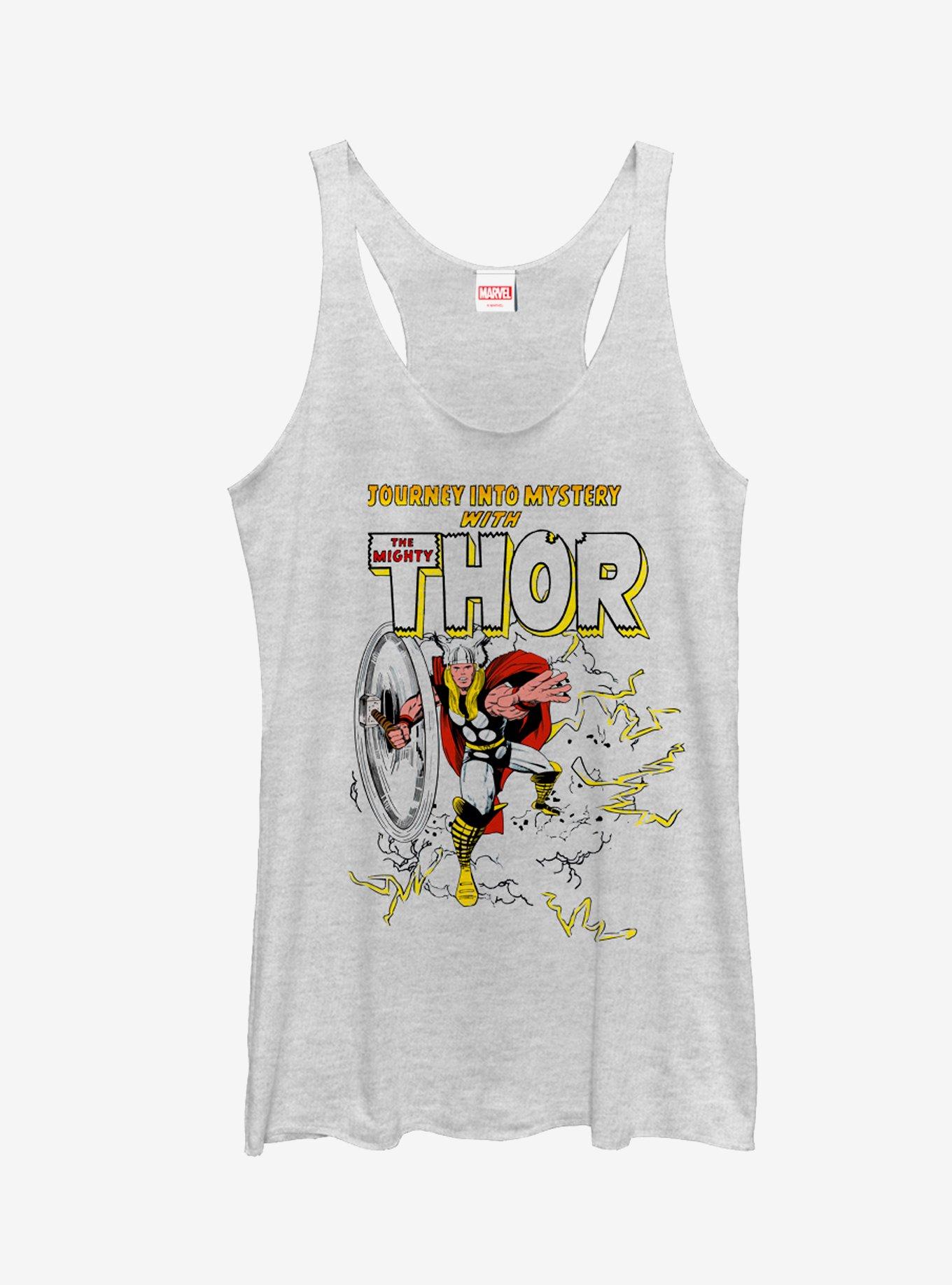 Marvel Mighty Thor Journey into Mystery Girls Tanks - WHITE | Hot Topic