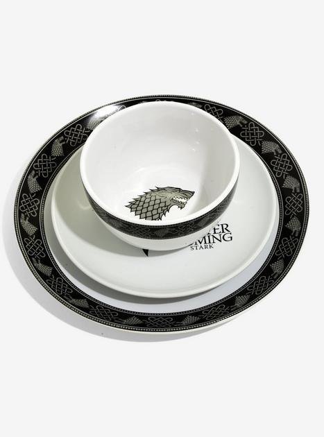 Game Of Thrones Stark Dinnerware Set | Hot Topic