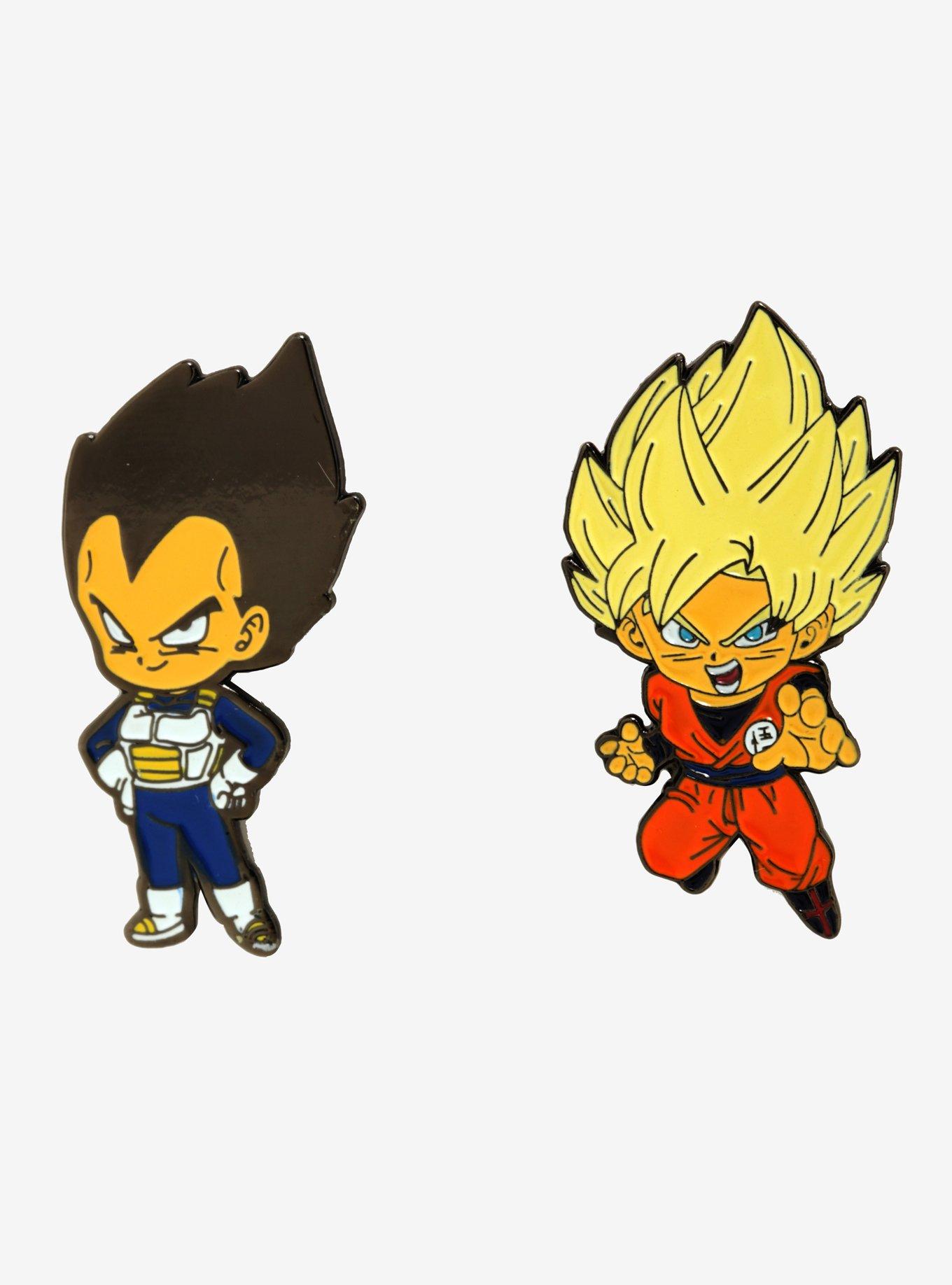 Dragon Ball Super Goku & Vegeta Enamel Pin Set | BoxLunch