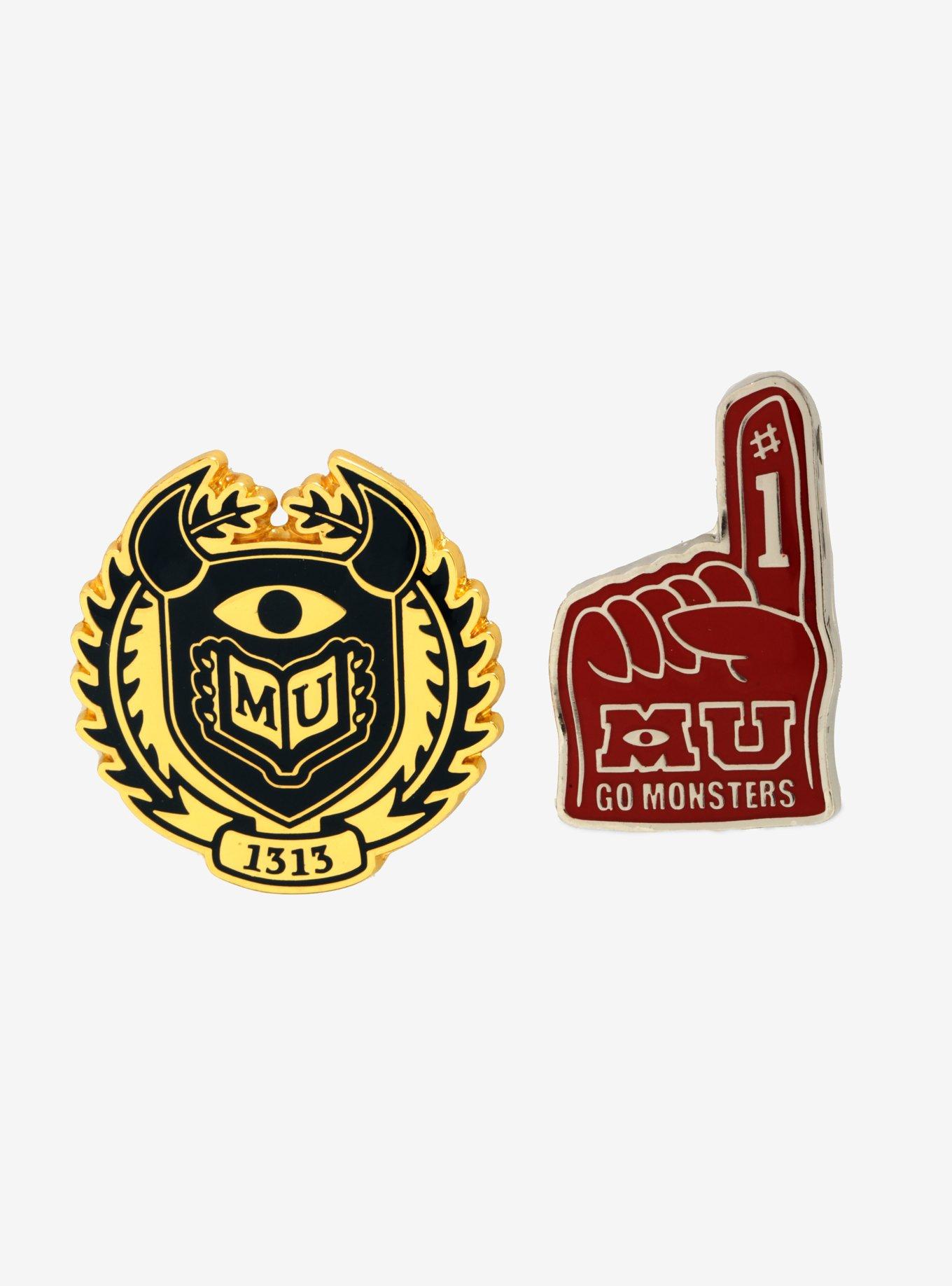 Disney Pixar Monsters University Enamel Pin Set - BoxLunch Exclusive ...