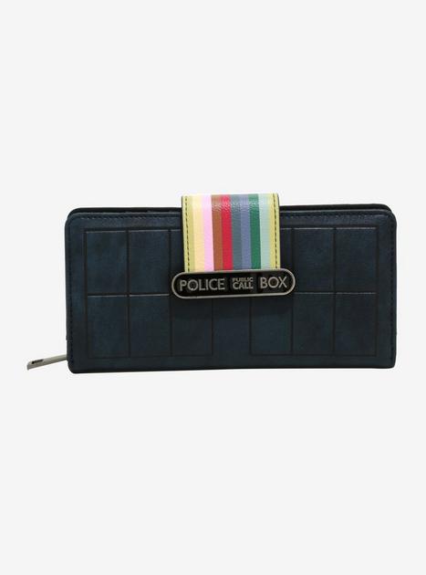 Doctor Who Thirteenth Doctor TARDIS Stripes Wallet | Hot Topic