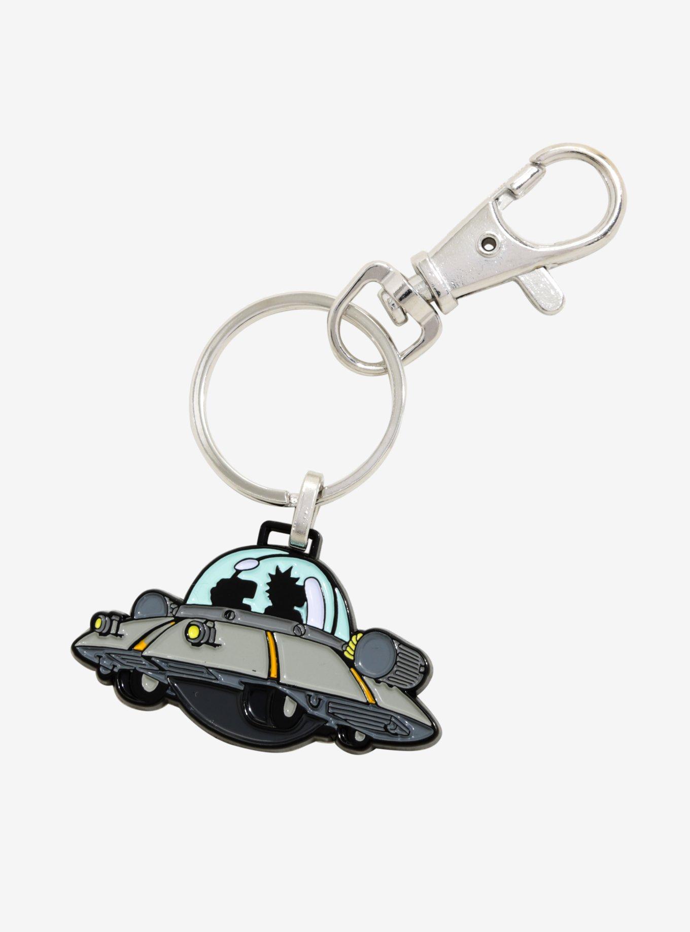 Rick And Morty Spaceship Key Chain | BoxLunch