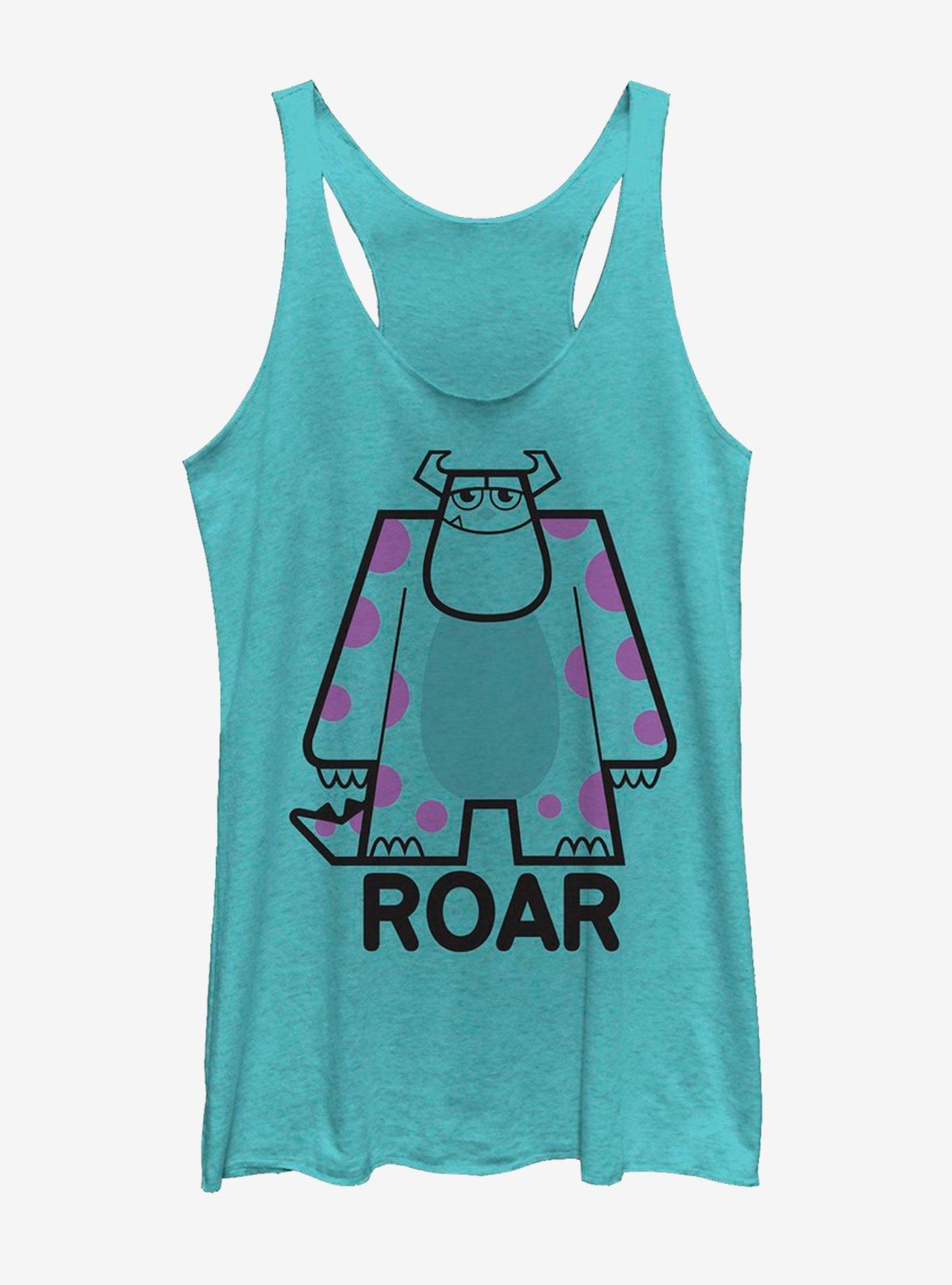 Disney Pixar Monsters, Inc. Sulley Roar Womens Tank Top - BLUE | BoxLunch