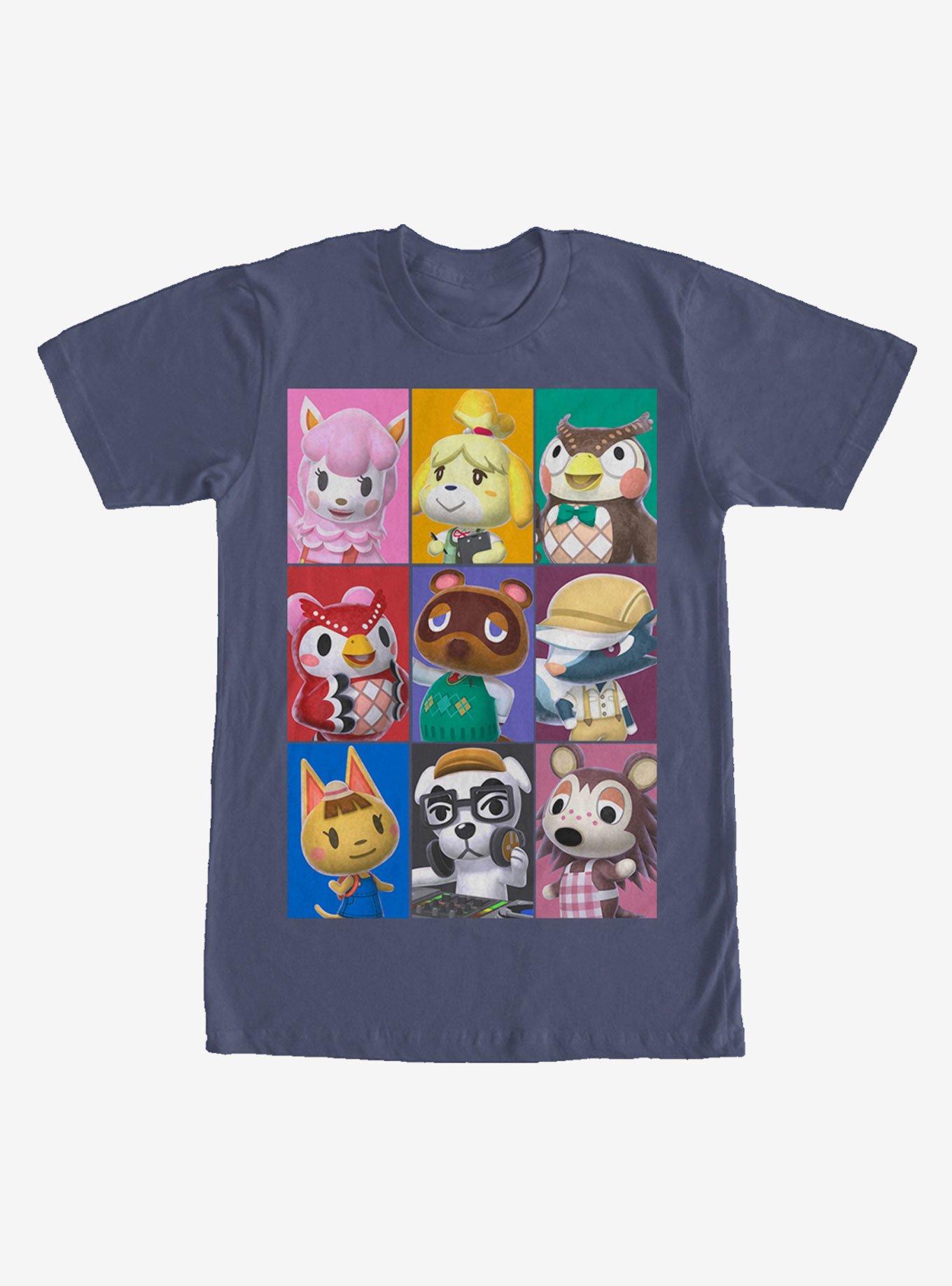 Nintendo Animal Crossing Characters T-Shirt - BLUE | BoxLunch