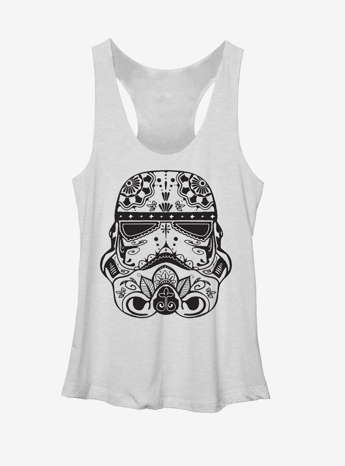Star Wars Ornate Stormtrooper Womens Tank - WHITE | BoxLunch