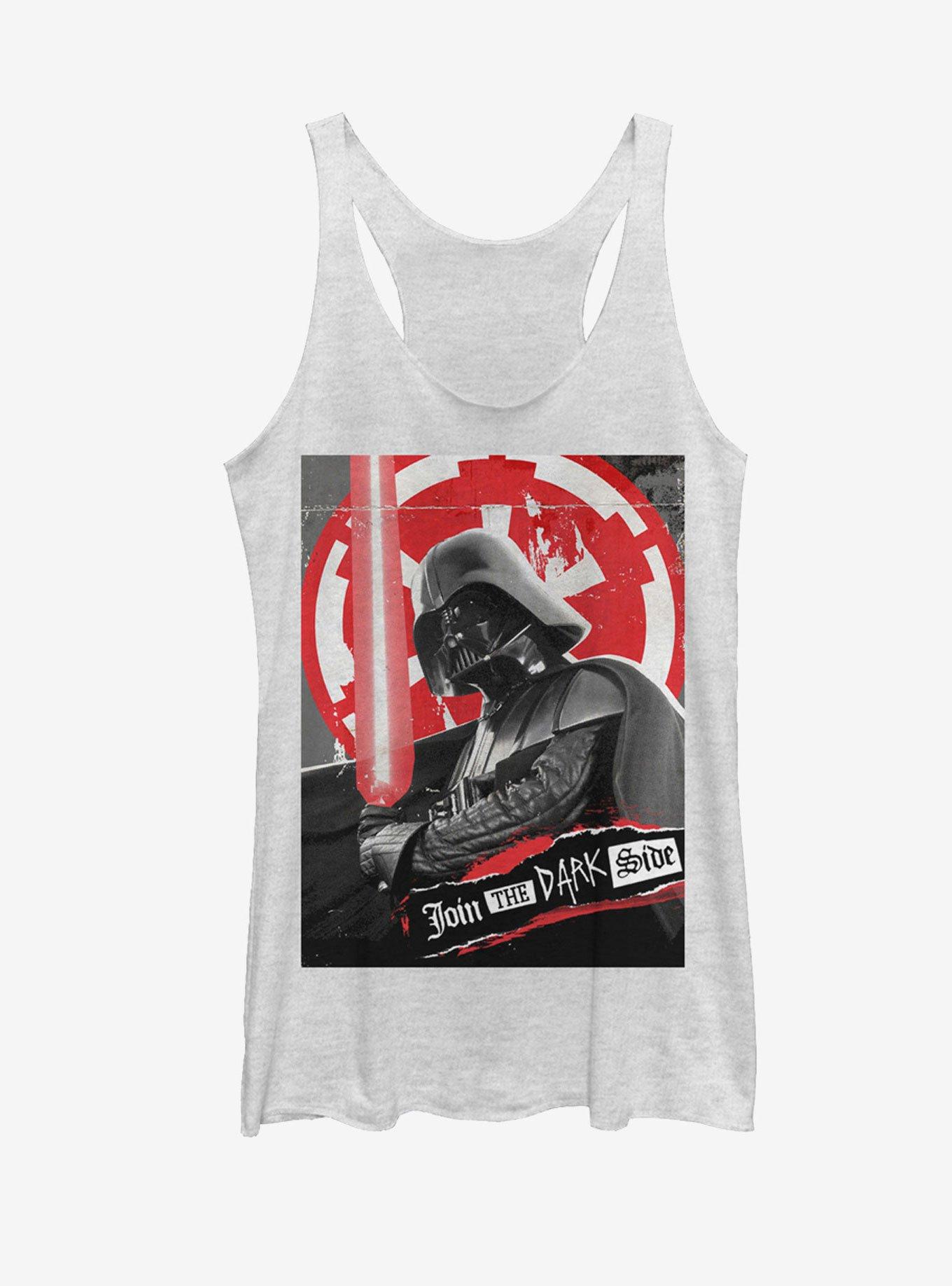 Star Wars Join Sith Lord Darth Vader Womens Tank - WHITE | BoxLunch
