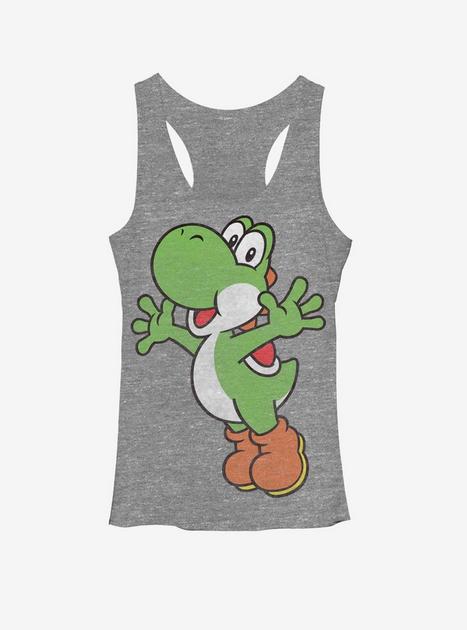 Nintendo Yoshi Womens Tank - GREY | BoxLunch
