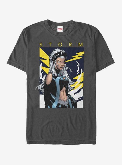 Marvel X-Men Storm Lightning T-Shirt - GREY | BoxLunch