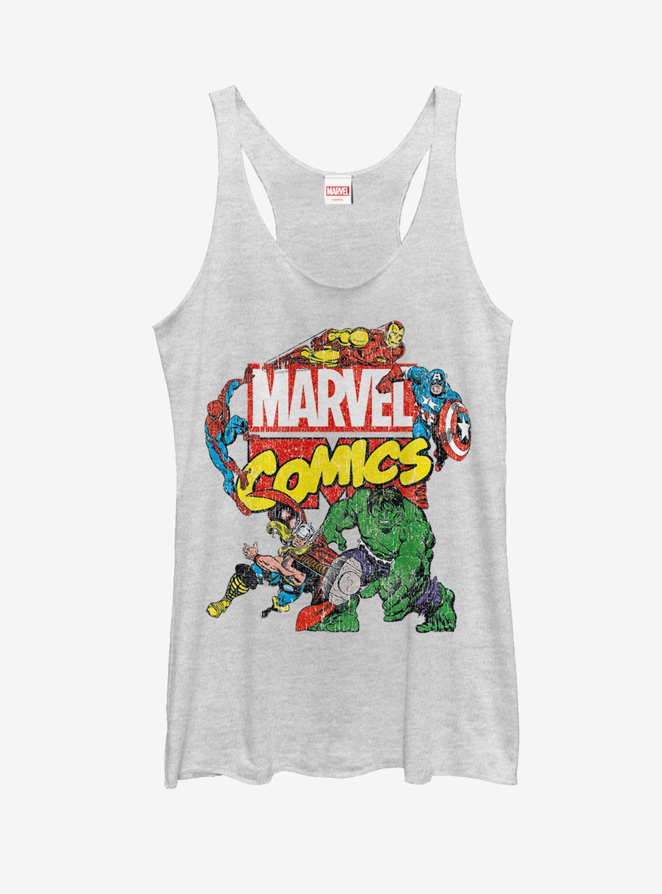 Marvel Comics Womens Tank - WHITE | BoxLunch