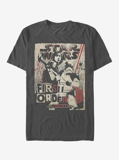 Star Wars First Order Forces T-Shirt - GREY | BoxLunch