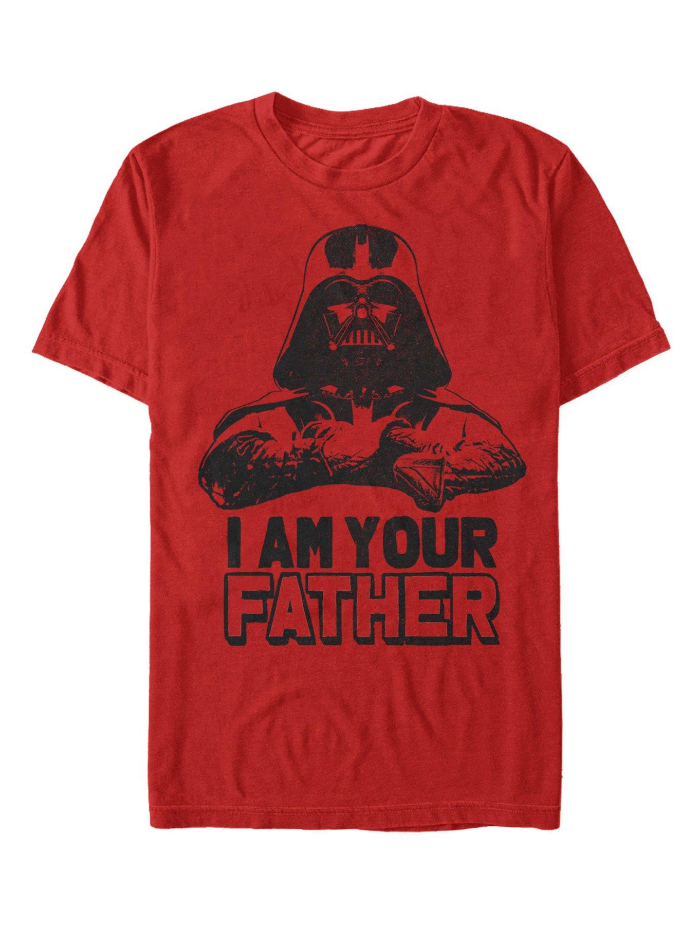 Star Wars I Am Your Father Darth Vader T-Shirt - RED | BoxLunch