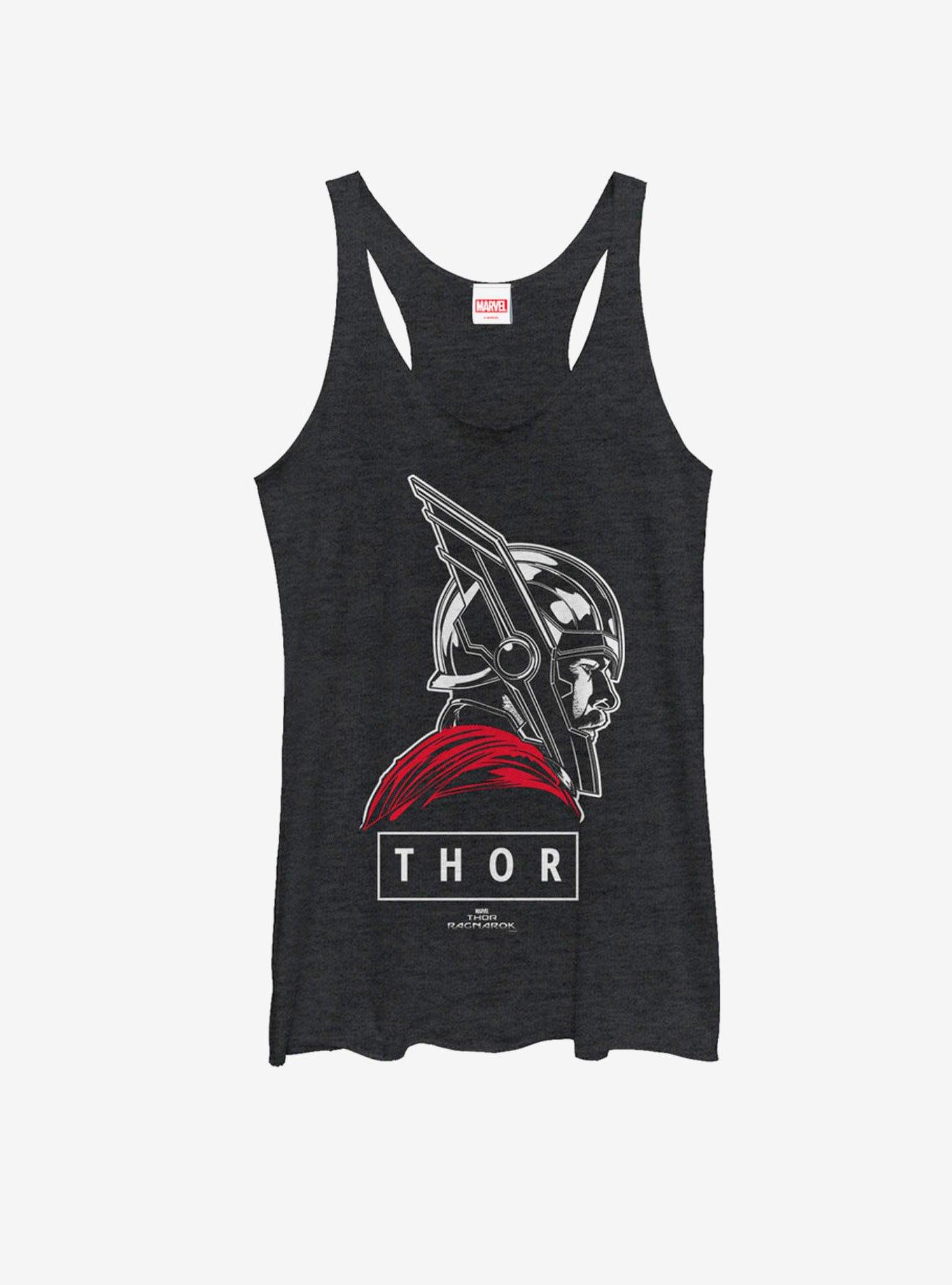 Marvel Thor: Ragnarok Classic Profile Womens Tank - BLACK | BoxLunch