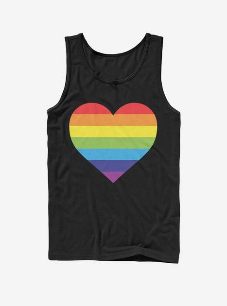 Pride Heart Tank - BLACK | Hot Topic