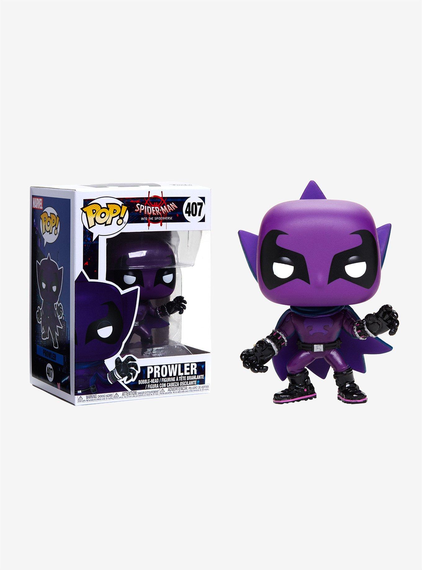 Funko Pop! Marvel Spider-Man Into The Spiderverse Prowler Vinyl Bobble ...