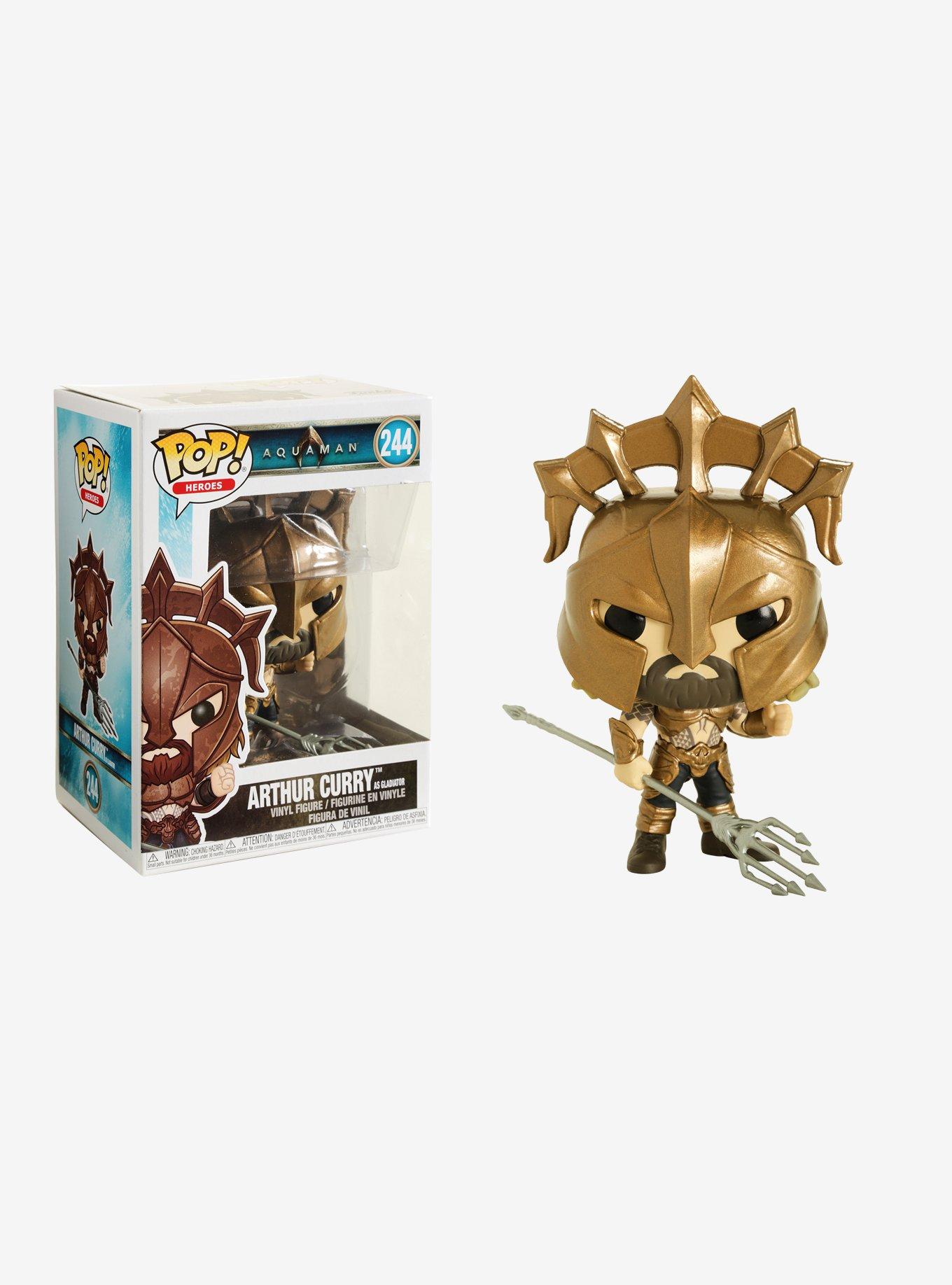Funko Pop! DC Comics Aquaman Arthur Curry As Gladiator Vinyl Figure ...
