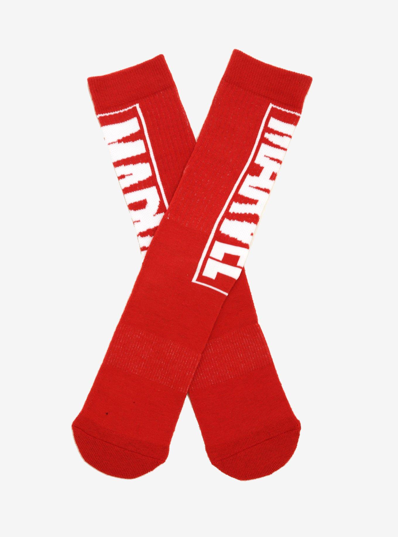 Marvel Logo Socks | BoxLunch