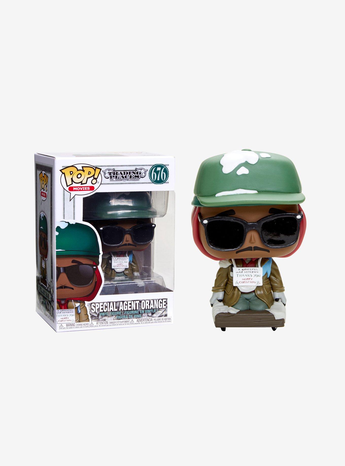Funko Trading Places Pop! Movies Special Agent Orange Vinyl Figure ...