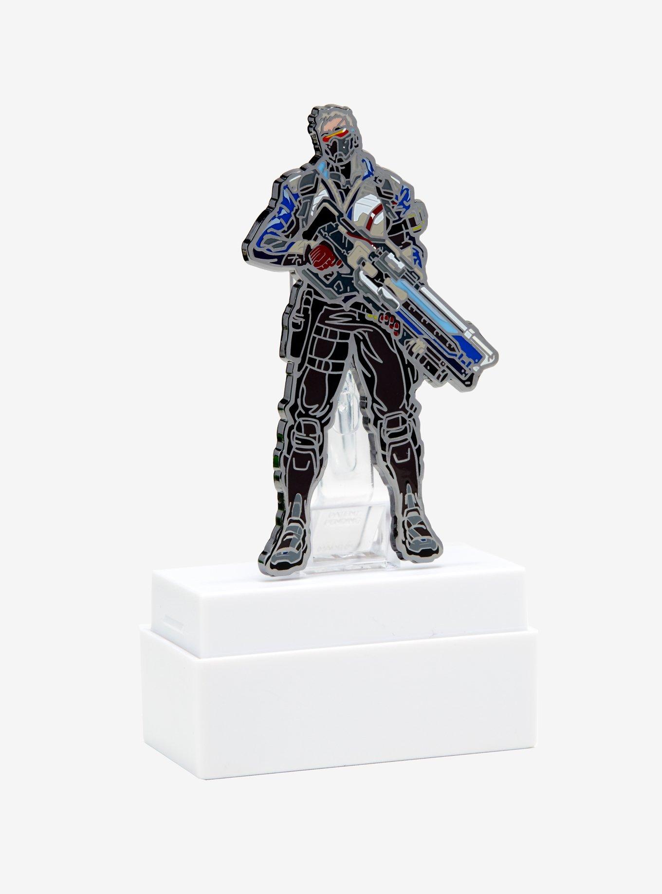 FiGPiN Overwatch Soldier: 76 Enamel Pin | Hot Topic