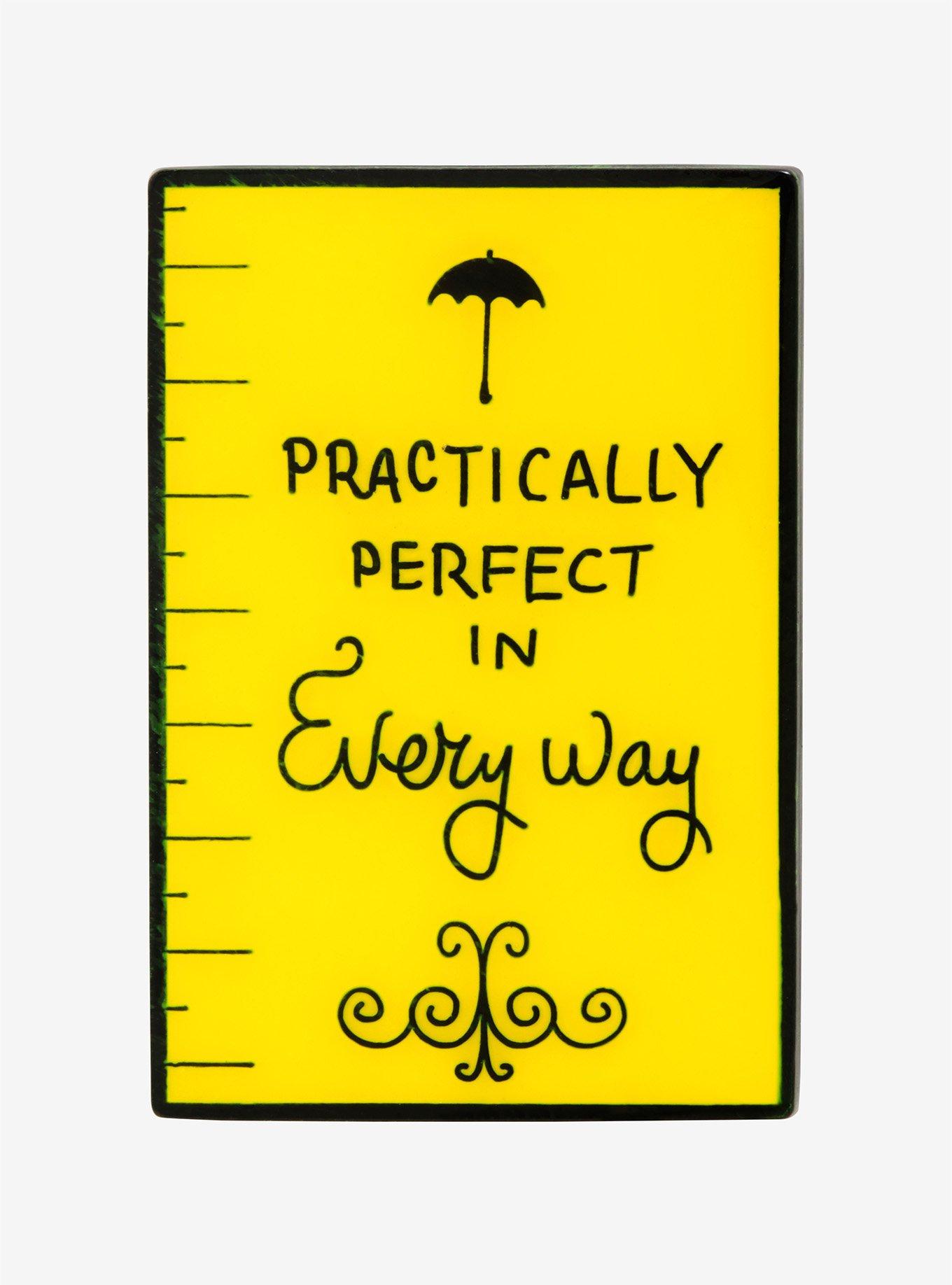 Disney Mary Poppins Practically Perfect Enamel Pin - BoxLunch Exclusive ...