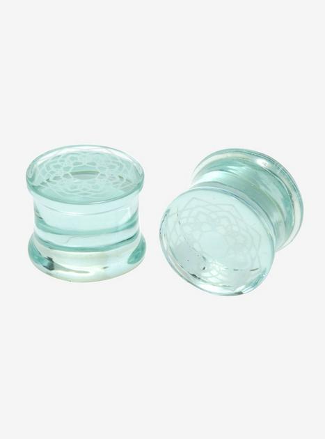 Glass Layered Flower Plug 2 Pack | Hot Topic