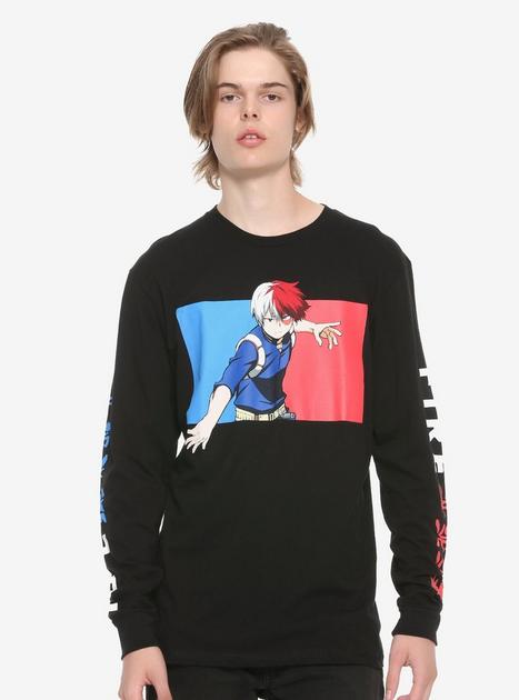 My Hero Academia Todoroki Fire Ice Long-Sleeve T-Shirt | Hot Topic