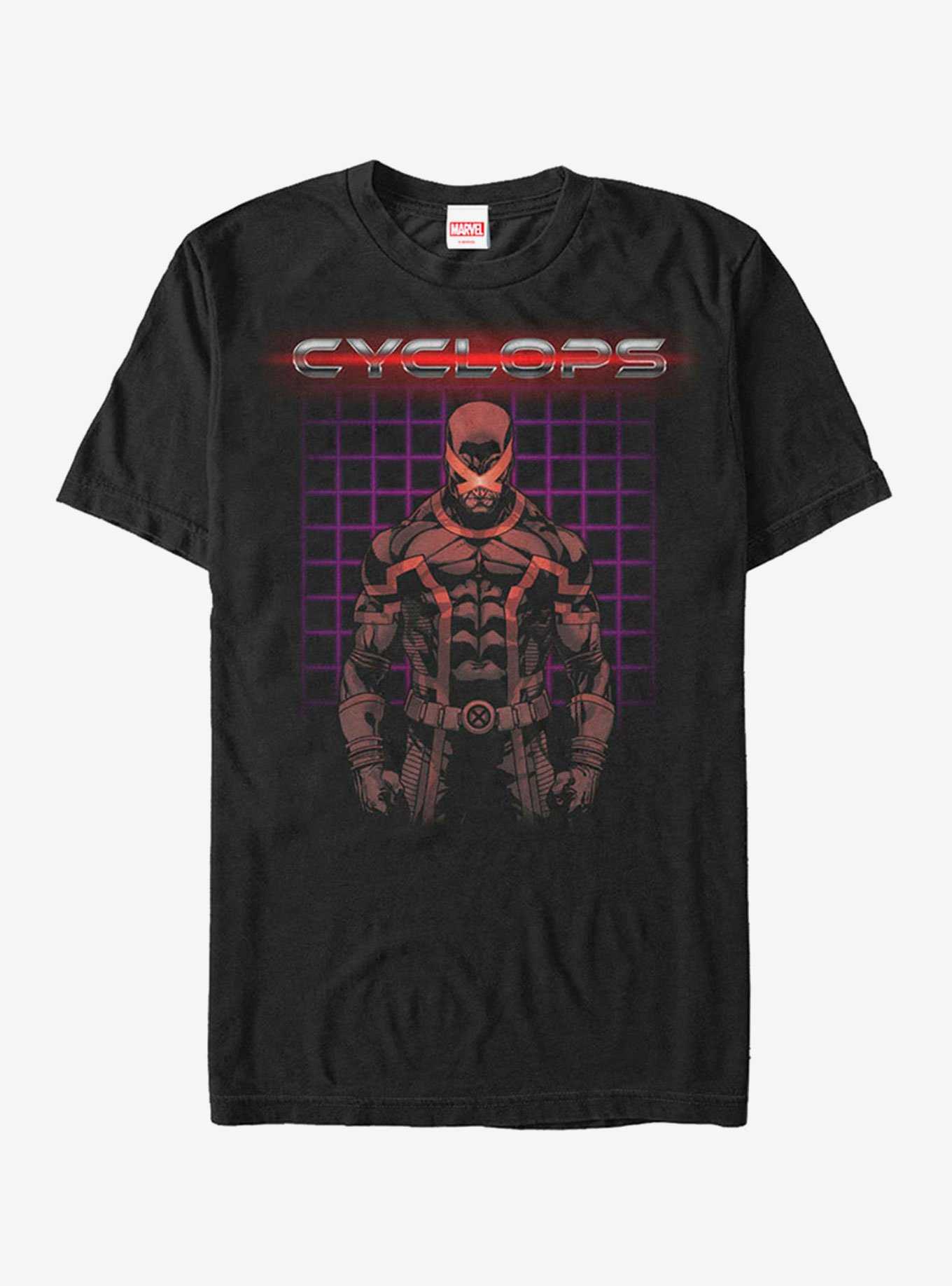 Marvel X-Men Cyclops Grid T-Shirt - BLACK | BoxLunch