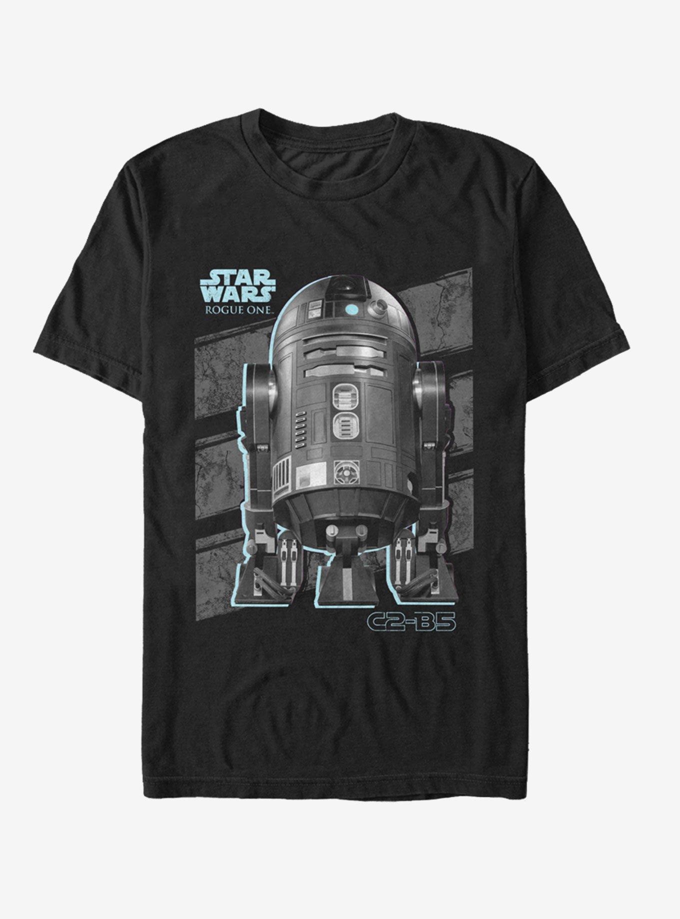 Star Wars C2-B5 Droid Panels T-Shirt - BLACK | BoxLunch