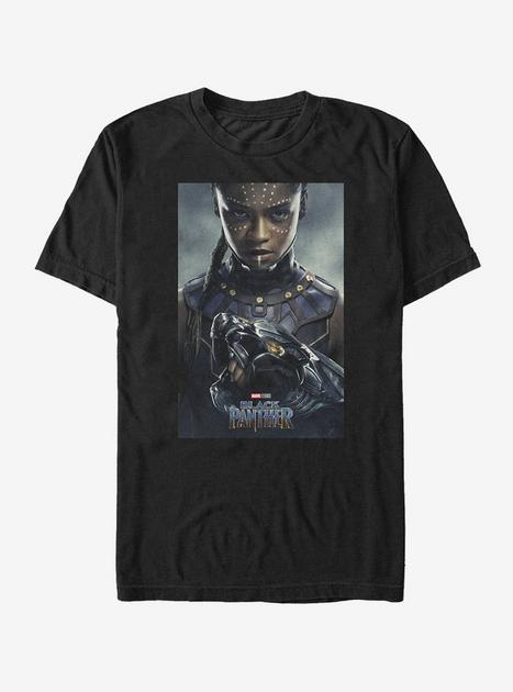 Marvel Black Panther 2018 Shuri Poster Pose T-Shirt - BLACK | BoxLunch