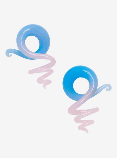 Lavender Pink Corkscrew Spiral Spacers | Hot Topic