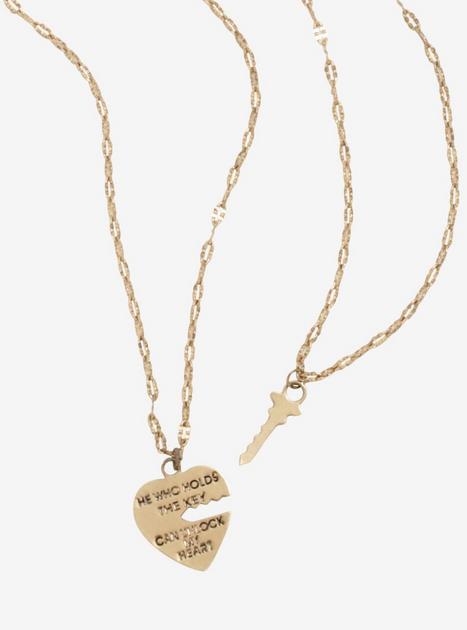 Key To My Heart Necklace Set | Hot Topic