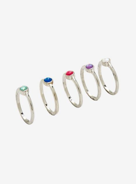 Opal Stackable Ring Set | Hot Topic