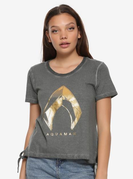 DC Comics Aquaman Atlantis Side Tie Girls T-Shirt | Hot Topic