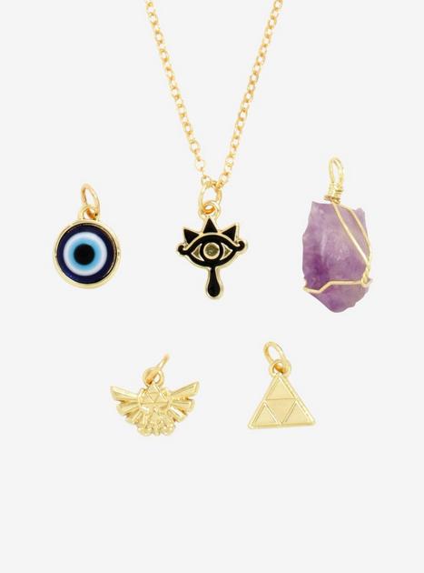 The Legend Of Zelda Multi Charm Necklace Set | Hot Topic