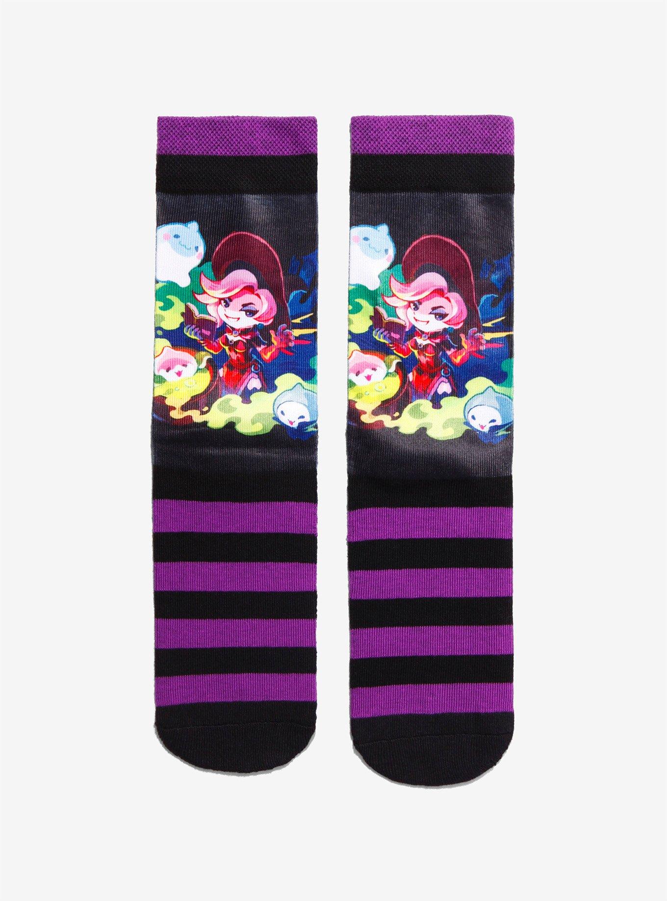 Overwatch Witch Mercy Crew Socks | BoxLunch