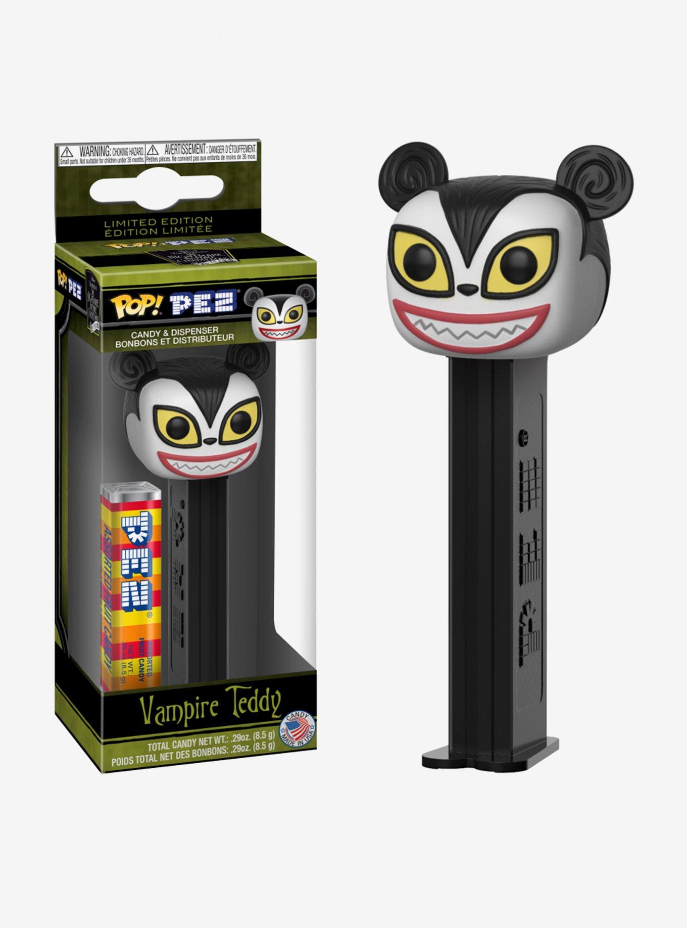 Funko Pop! PEZ The Nightmare Before Christmas Vampire Teddy Candy ...