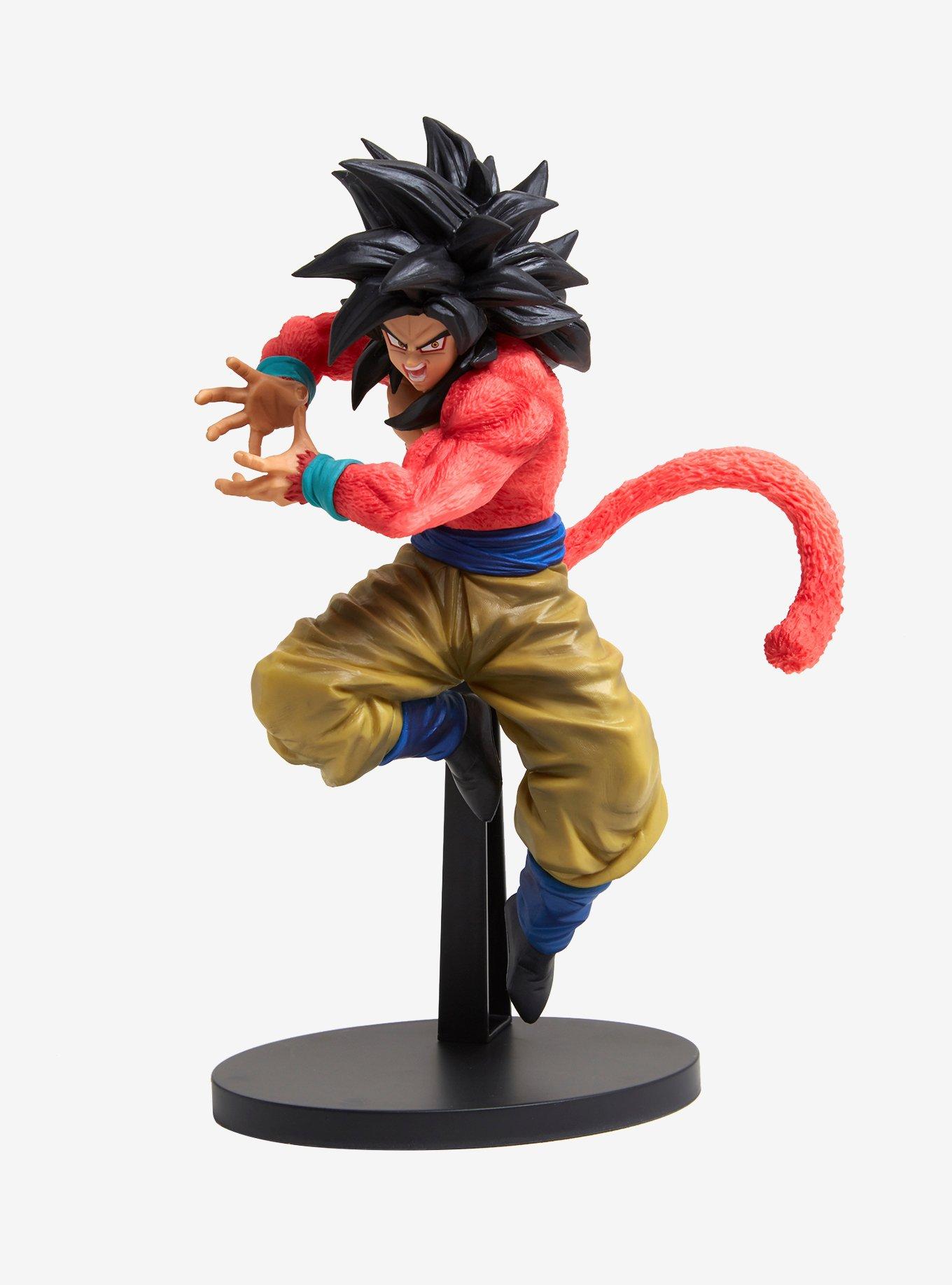 Dragon Ball GT Super Saiyan 4 Kamehameha Son Goku Tail Figure | Hot Topic