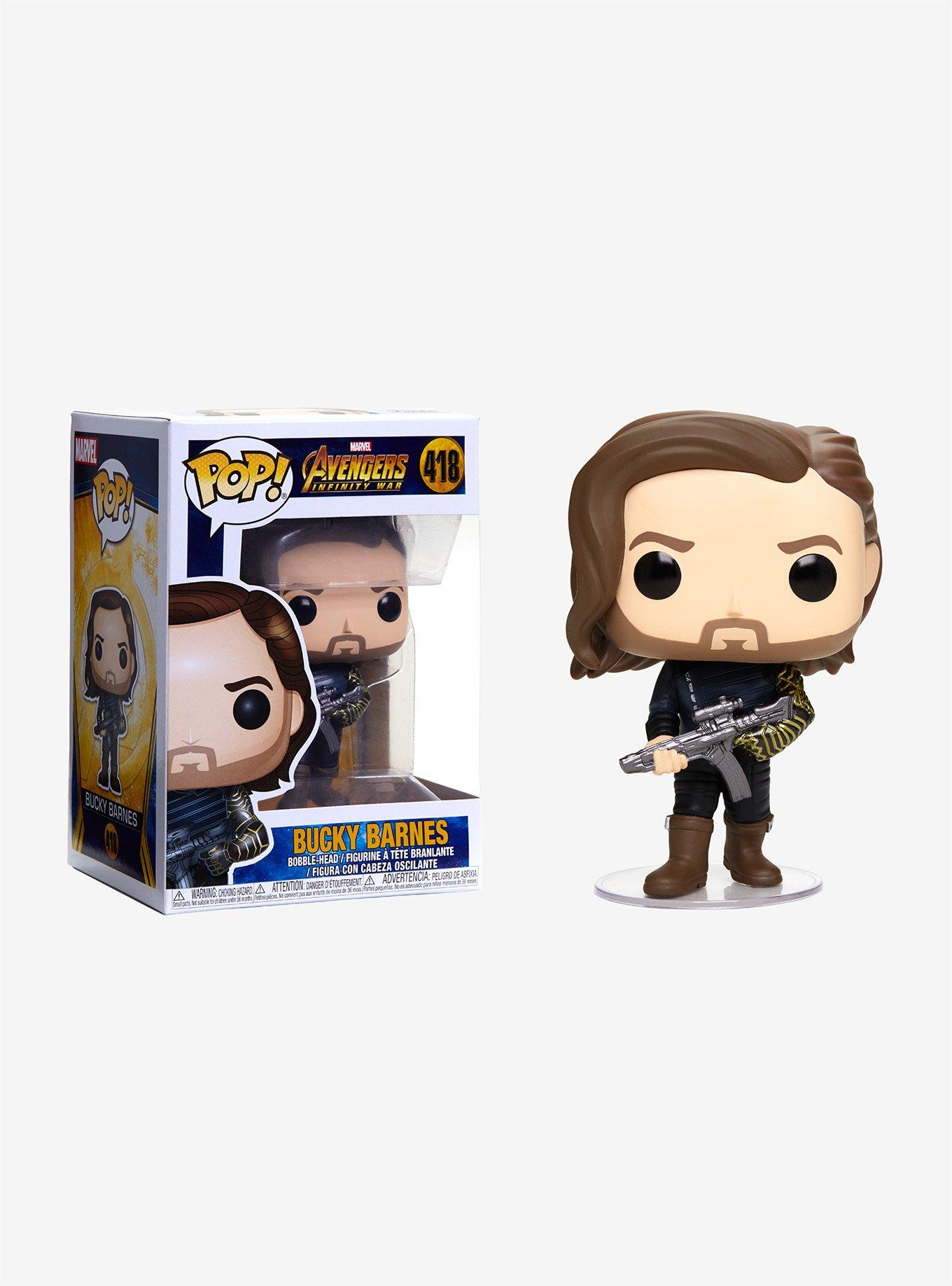 Funko Marvel Avengers: Infinity War Pop! Bucky Barnes Vinyl Bobble-Head ...